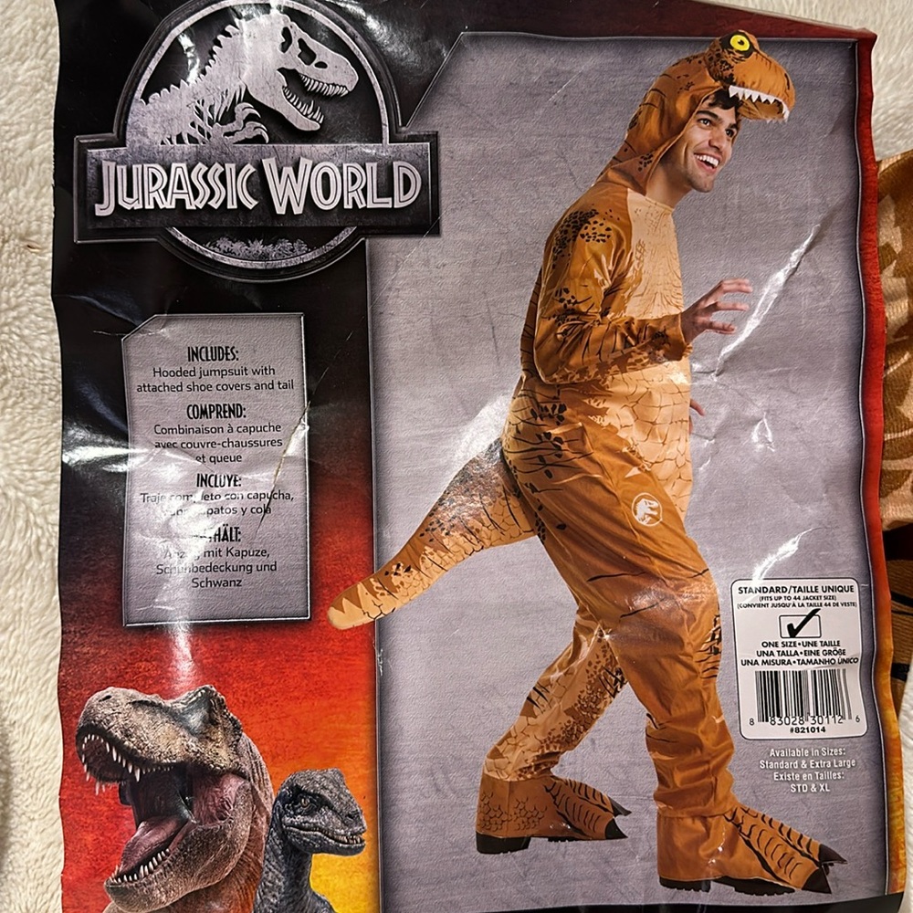 Jurassic World T-Rex Adult Costume. - Gem